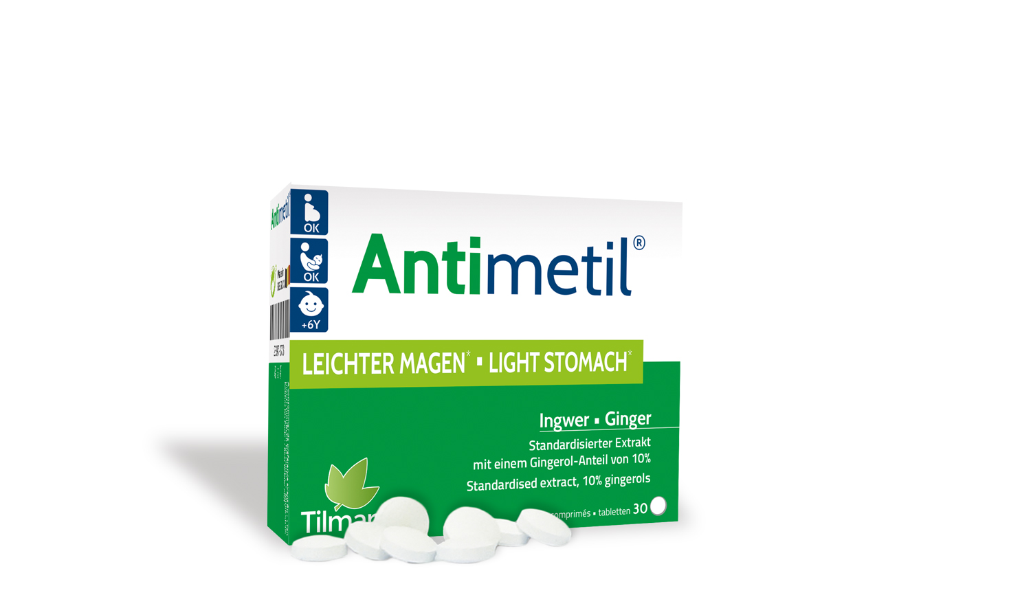 Antimetil | Small, easy-to-swallow tablets